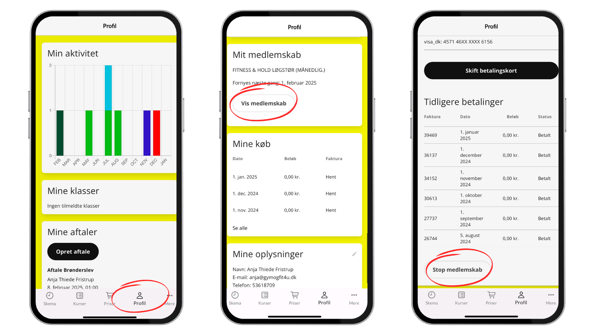 Opsigelse - Gym & Fit 4 U